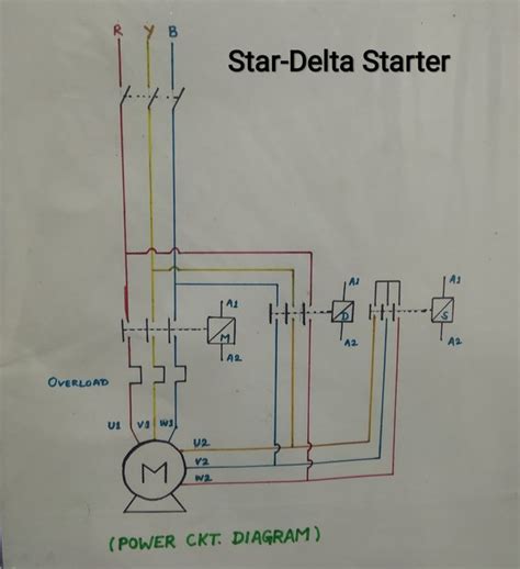 Forward Reverse Star Delta Control Circuit Diagram