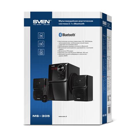 SVEN MS-305 Многофункциональная акустическая система с Bluetooth ...