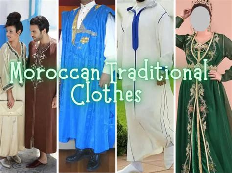 Moroccan Traditional Clothes Women And Men Clothing Inmoroccotravel