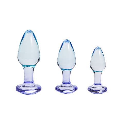 Maia Toys Butties 3 Piece Acrylic Anal Plug Set Sex Toy Hotmovies