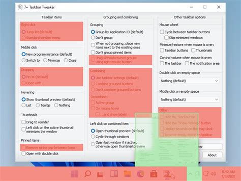 7 Taskbar Tweaker And A First Look At Windows 11 Ramen Software