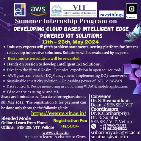 5 Days Summer Internship Program On Developing Cloud Based Intelligent