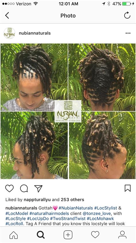 Pin Up Hairstyles For Short Dreads Hairstyle Guides