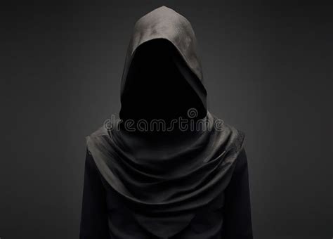 Invisible Person Wearing Mysterious Clothes And Head Cover Illustration