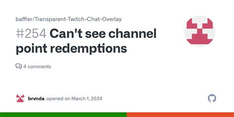Can T See Channel Point Redemptions Issue Baffler Transparent Twitch Chat Overlay GitHub