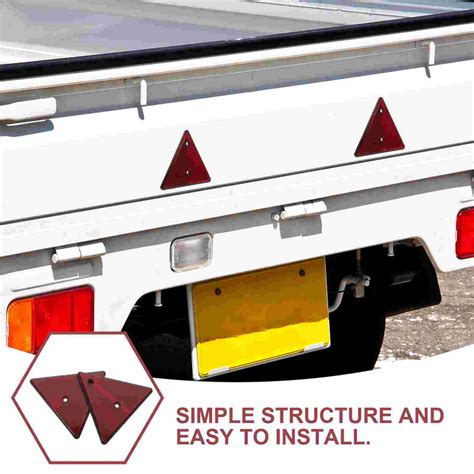 삼각형 비상 경고 표지판 안전 도로 자동차 표지판 반사 도로변 표지판 2 개 도로 안전