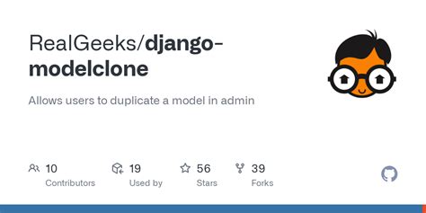 GitHub RealGeeks Django Modelclone Allows Users To Duplicate A Model In Admin