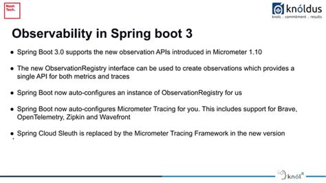 Springboot 3 Observability Ppt