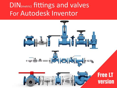 Autodesk Inventor Cad Library Piping No 2 Lt Free 3d Model Iam Pdf