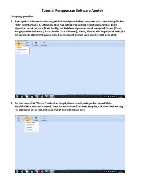 Tutorial Penggunaan Software Apotek Tmc Pdf