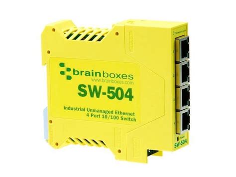Brainboxes Industrial Ethernet Port Switch Din Rail Mountable Newegg Com