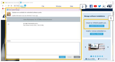 How To Update My Projects Current Stm32cube Firmw Stmicroelectronics Community