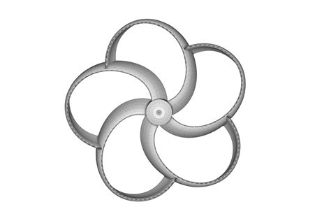 Toroidal Drone Propeller 5 Blades 3d Model By 3dsldworks