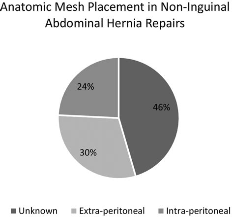 Anatomic Placement Of Mesh In Non Inguinal Hernia Repairs Download Scientific Diagram