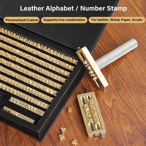 Copper Brass Stamping Letters Numbers Alphabets Symbols Characters Emb Wuta Leather