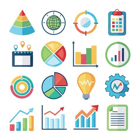 Premium Vector Business And Analytics Icons Comprehensive Set For Data Visualization And