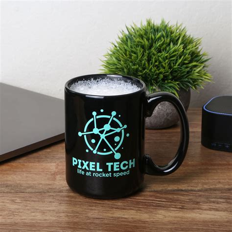15oz Black Ceramic Mug Hpg Brands