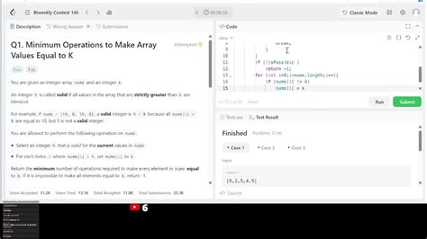 Leetcode Biweekly Contest 11 Placementsession Youtube