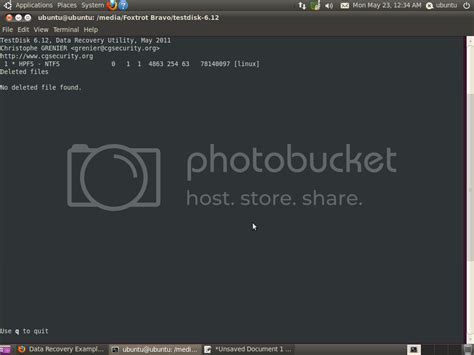 10 04 data recovery using testdisk failing ask ubuntu