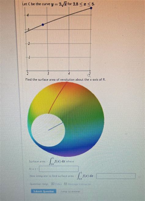 Solved Let C Be The Curve Y 2 Ilor 28