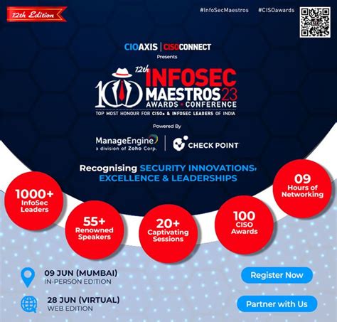 Register And Join The Congregation Of Indias Top Cisos And Infosec Leaders 12th Of Infosec