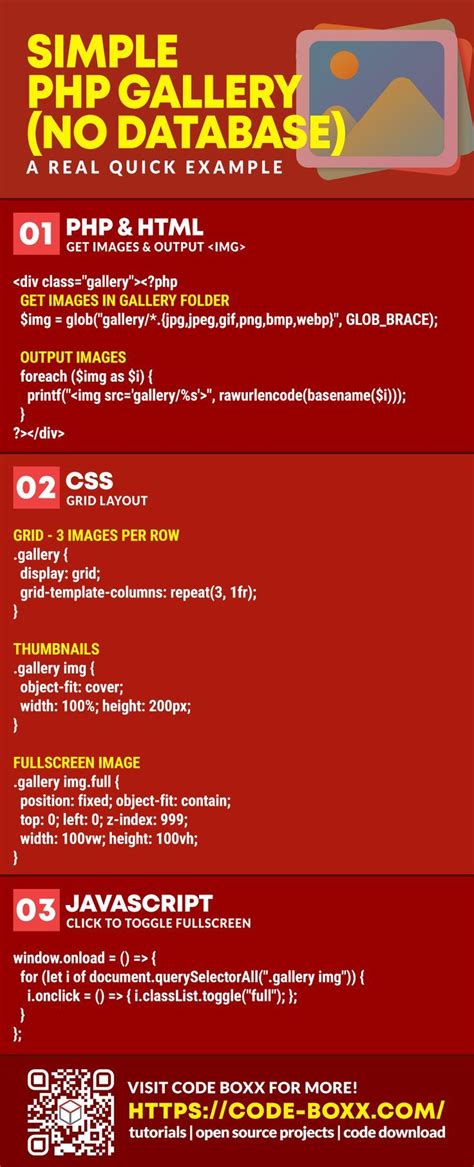 very simple php gallery from folder no database artofit