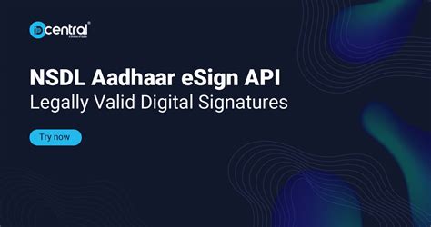 Aadhaar Esign Api Realtime Nsdl Esign Api
