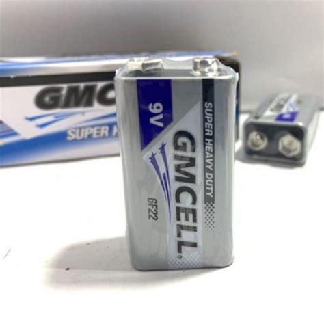 Jual Baterai Segi Kotak 9v 9 Volt Baterai Arduino Gm Cell 1604e 6f22 Shopee Indonesia