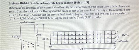 Solved Problem H04 01 Reinforced Concrete Beam Analysis