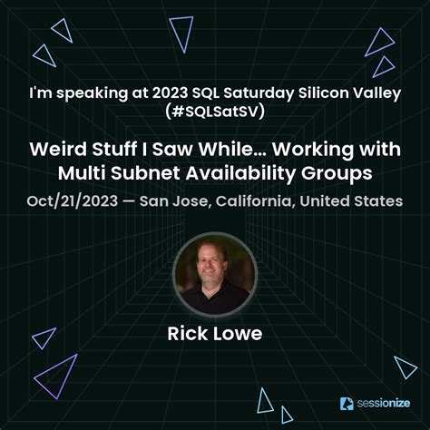 sql saturday silicon valley on linkedin sqlsatsv sqlsaturday sqlserver hadr availabilitygroups