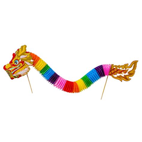 Chinese Dragon Dance Assembly Toy Set Handmade 3d Dragon Paper Puppet