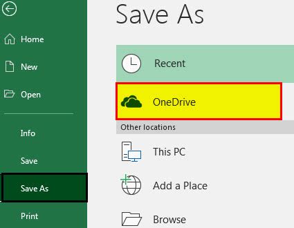 How To Save And Use Excel Files In Microsoft OneDrive Steps