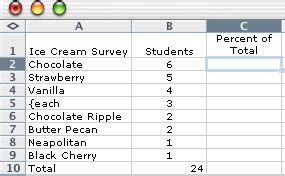 Using Excel X Calculating Percent And Using Absolute Cell Reference
