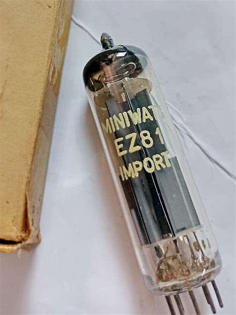Philips Ez81 6ca4 Rectifier Tube Mullard Great Britain Reverb