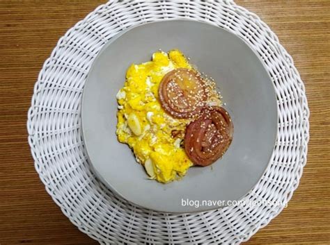 스크램블에그덮밥가장 손쉬운 덮밥 아침식사메뉴