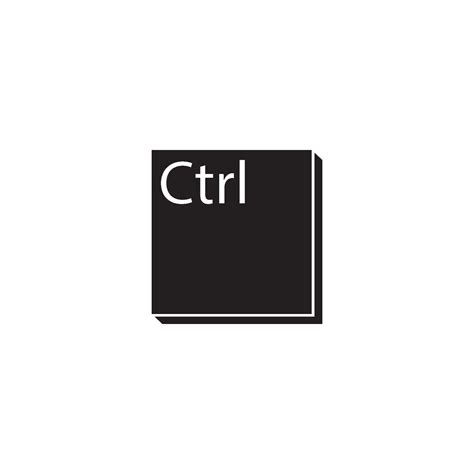 Ctrl Key Icon Vector 29269182 Vector Art At Vecteezy