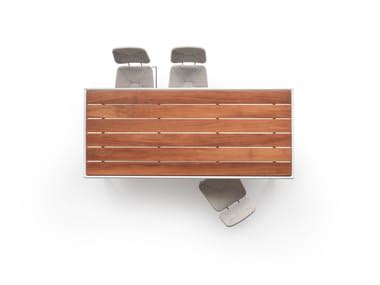 PICO OUTDOOR Rectangular Iroko Table By Flexform