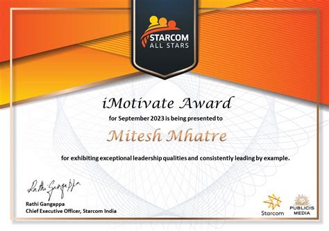 Mitesh Mhatre On Linkedin Starcomimotivateaward Allstars 16 Comments