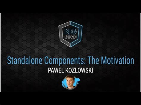 Ng Conf Talk Standalone Components The Motivation From Ng Conf Class Central