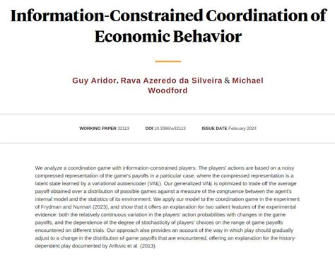 National Bureau Of Economic Research On Linkedin Variational