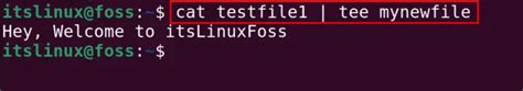 Linux Tee Command With Examples Its Linux Foss