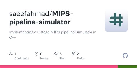 Github Saeefahmadmips Pipeline Simulator Implementing A 5 Stage Mips Pipeline Simulator In C