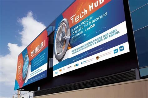 Premium Photo Tech Innovation Hub