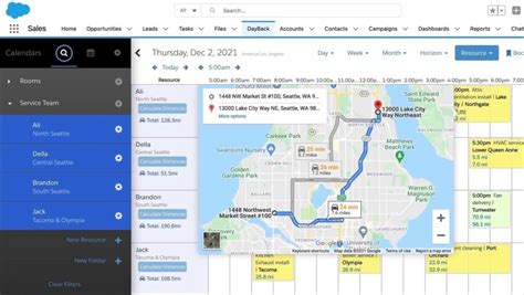 Drive Times In Salesforce Calendars Dayback