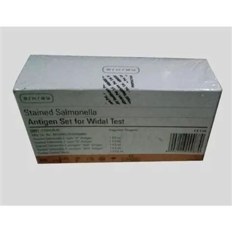 Arkray Stained Salmonella Antigen Widal Test Kit At ₹ 290 Box In Hodal