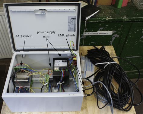 Data Acquisition Cabinet With The Compactdaq Chassis On The Left And