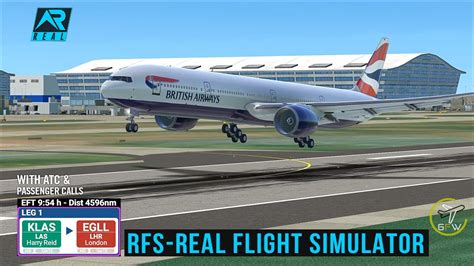 Rfs Real Flight Simulator Las Vegas To Londonfullflightboeing777