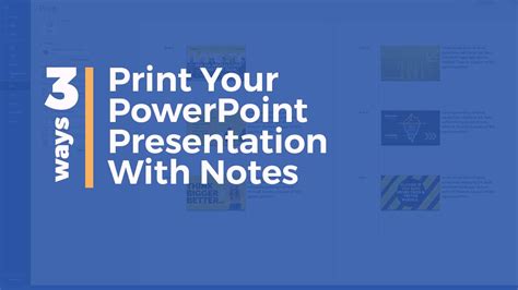 Three Ways To Print Your Powerpoint Presentation With Notes The Presentation Designer