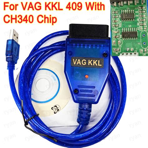 For Vag Kkl 409 With Ch340 Chip Car Diagnostiic Tool For Vag 409 Kkl