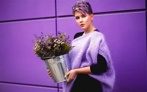 Лавандовый свитер в интернет магазине на Ярмарке Мастеров Свитеры Москва доставка по России